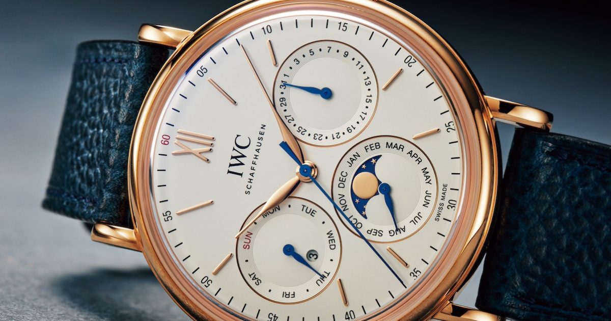 IWC「ポートフィノ」40mm、永久カレンダー搭載レッドゴールドモデル | GOETHE