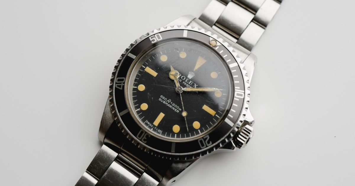 ヴィンテージロレックスの狙い目。マットダイヤルの「サブマリーナー Ref.5513」 | GOETHE