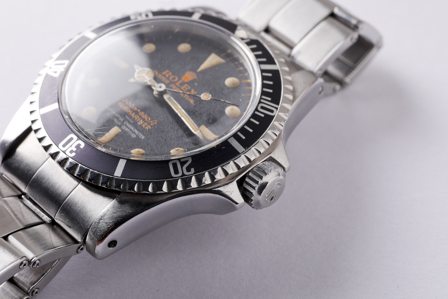 ロレックスのヴィンテージ「サブマリーナー Ref.5512」は、“アンダーバー”の有無で希少性が変わる | GOETHE